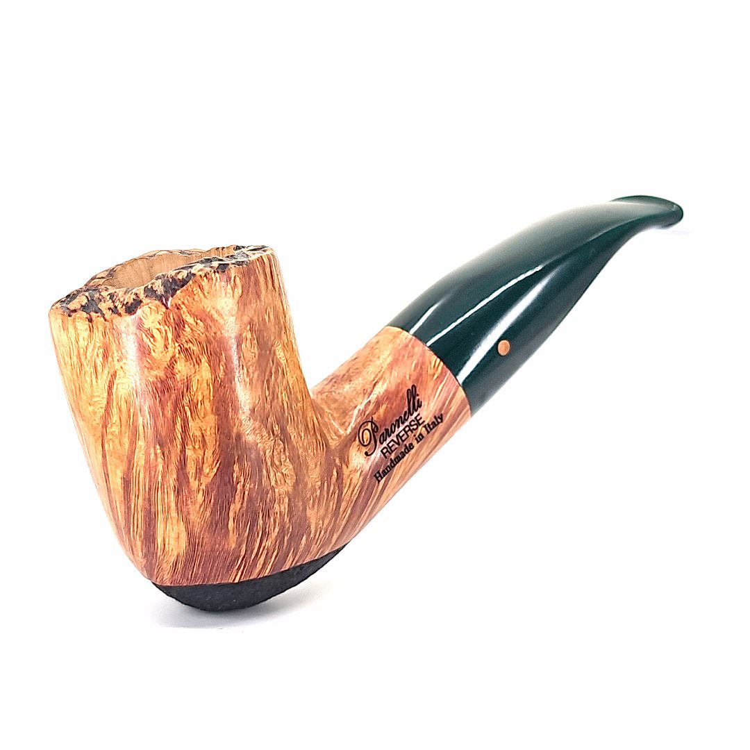 PIPA PARONELLI PIPE IN REVERSE CALABASH BRIAR SEMI-SANDED – Floppypipe
