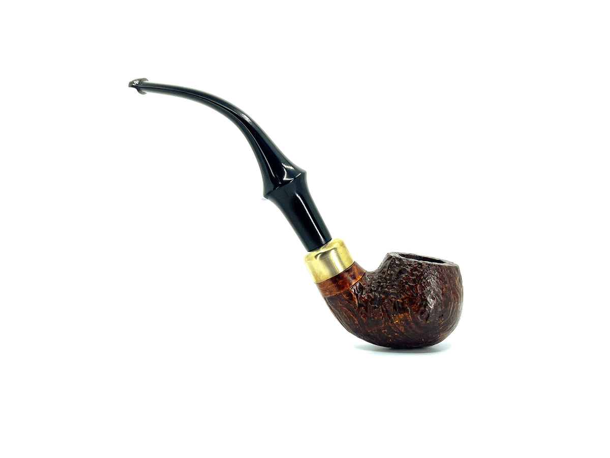 Floppy Pipe Pipe Irish Selection Bent Calabash Smooth With Alpaca Ring ...