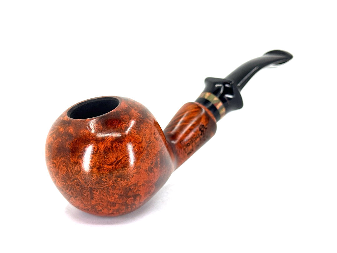 Pipa Floppy Semi Apple Bent Rossa Danish Explosion Hand Made in Italy ...