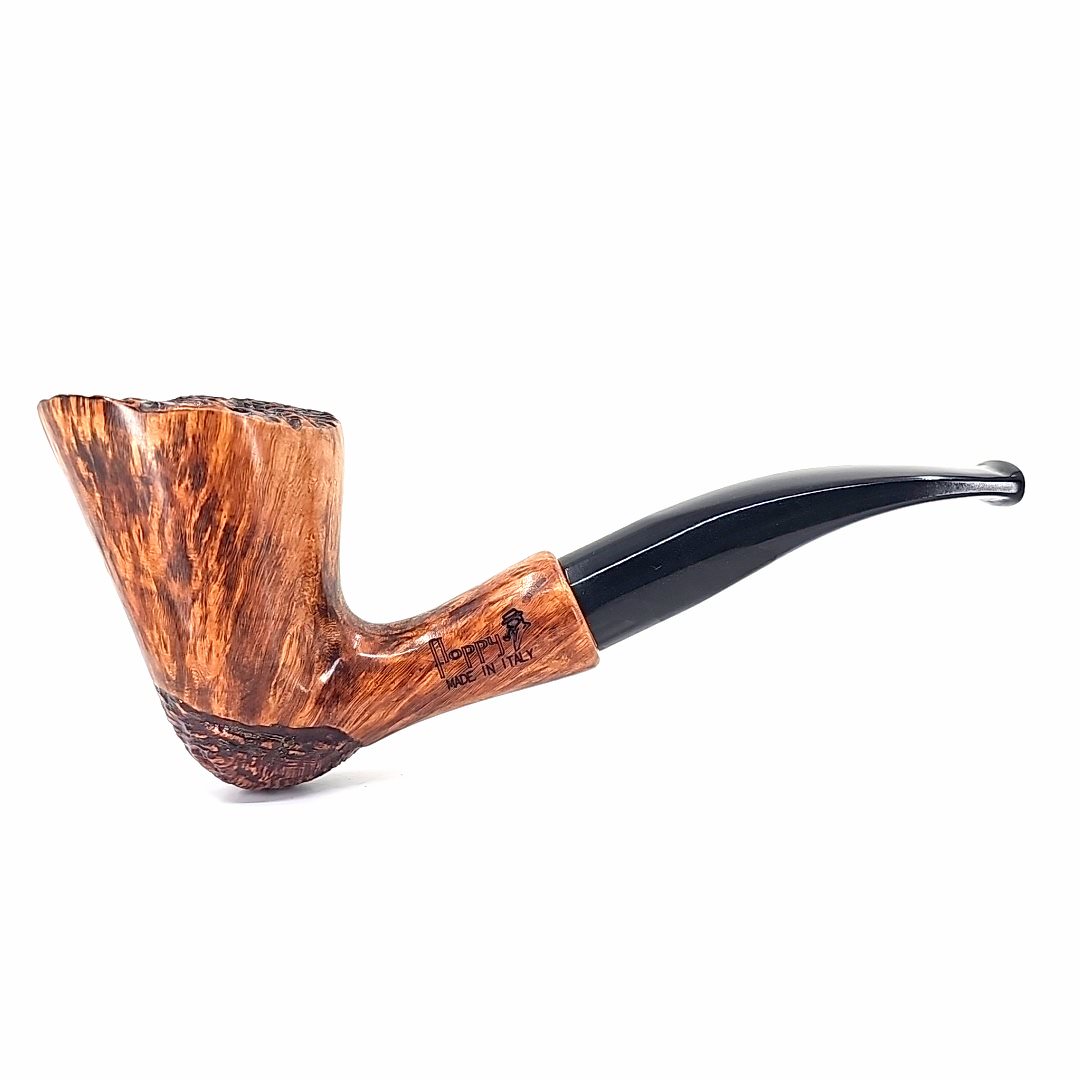 Floppy pipe handmade freehand rim rusticated semi sandblasted – Floppypipe