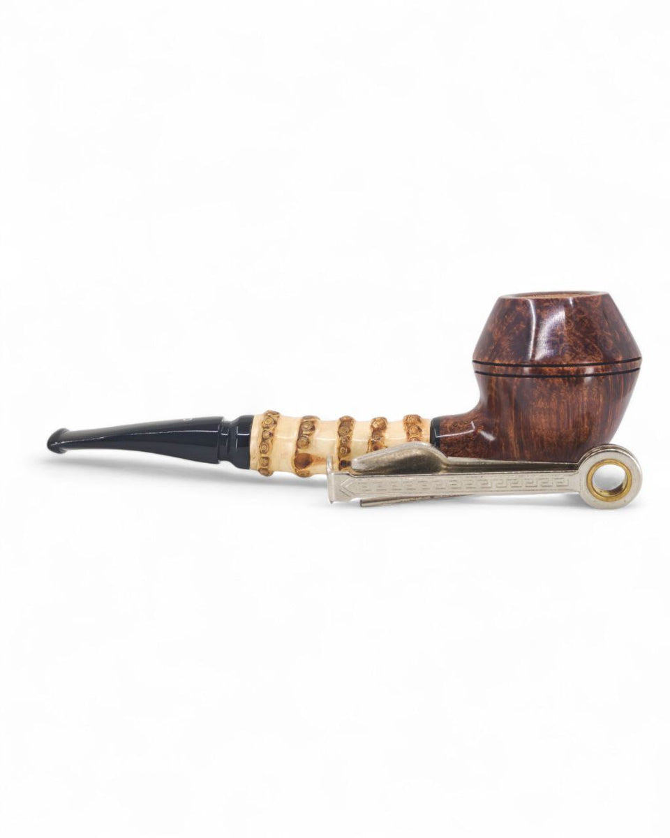 Pascucci Smooth Pipe (PII) P2 Bulldog with removable bamboo insert ...
