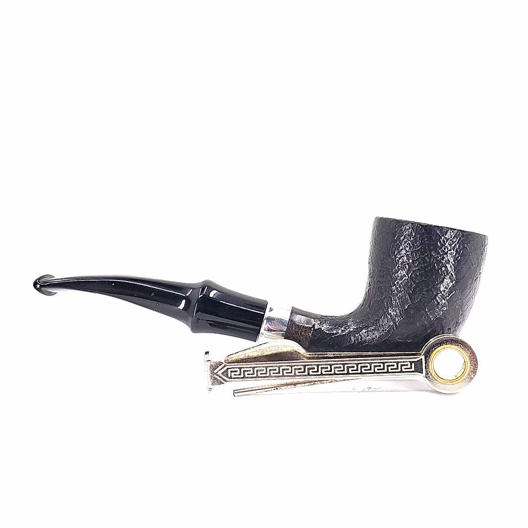 Floppy Starter Kit Prima Pipa Floppy Semi Bent Dublin Sabbiata con Ghi ...