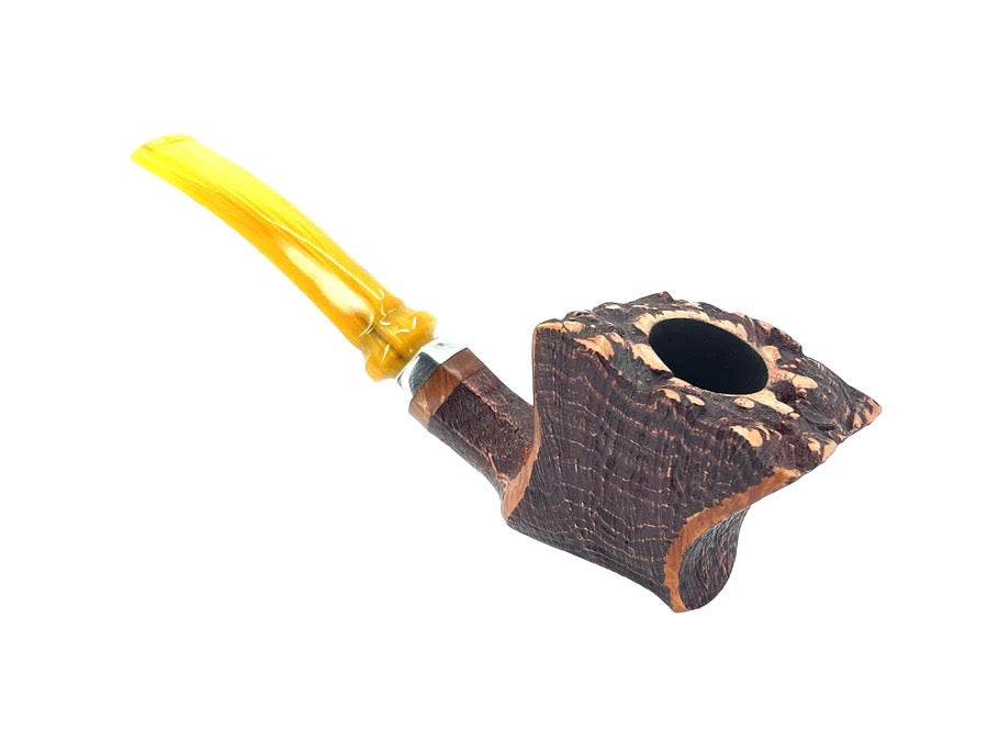 Pipa Pascucci Free-Hand Sabbiata Con Ghiera Lavorata in Argento 925 ...